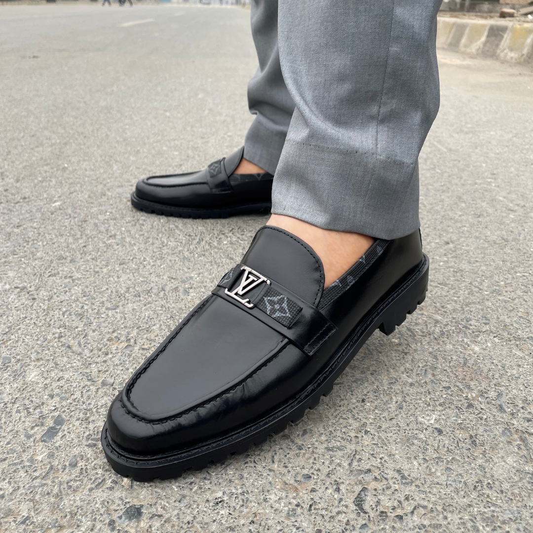 LS Pure Leather Handmade Ascot CHUNKY LOAFERS LS-209 – LS & CO